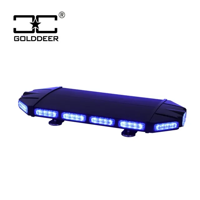 48 Inch Red Blue Led Emergency Vehicle Light Bar With Magnetic Mount - Oem