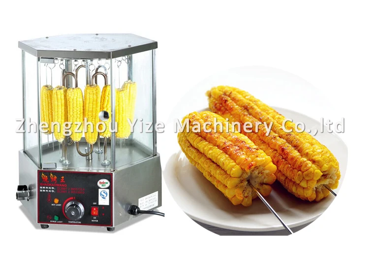 Commercial Double-deck Corn Oven / Grill Sweet Corn Machine / Corn ...
