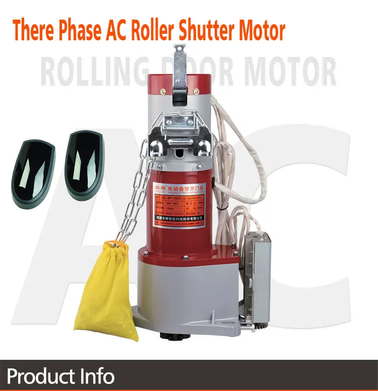 1000kg 3 Phase Ac Industrial Roller Shutter Door Motor - Buy Roller ...