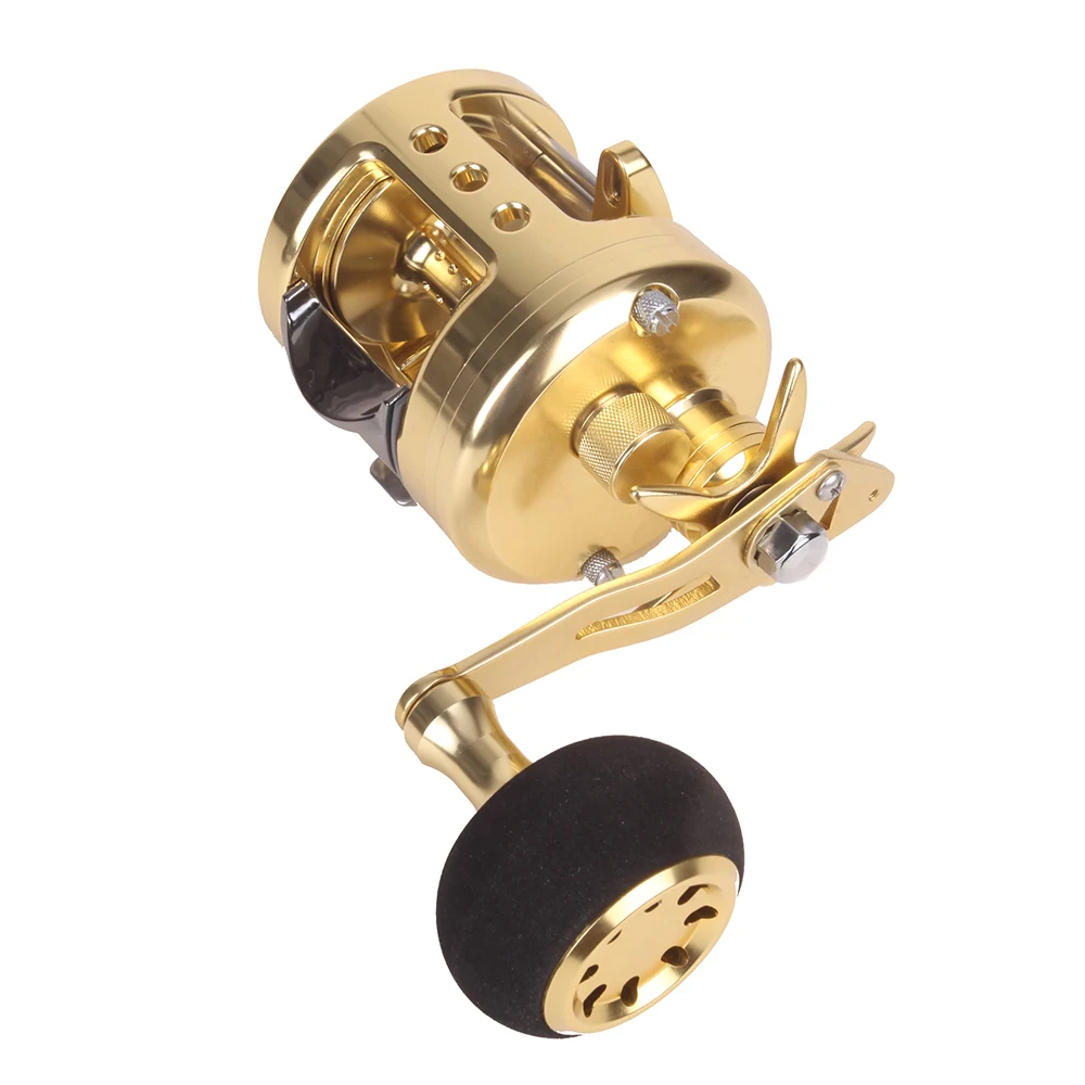 Noeby Gold Drum Reel Trolling Reel Metal Reel Fishing - Buy Metal ...