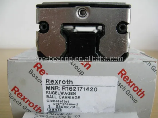 Rexroth Runner Block R162171420 Mnr:r162171420 Linear Runner Block Rail ...