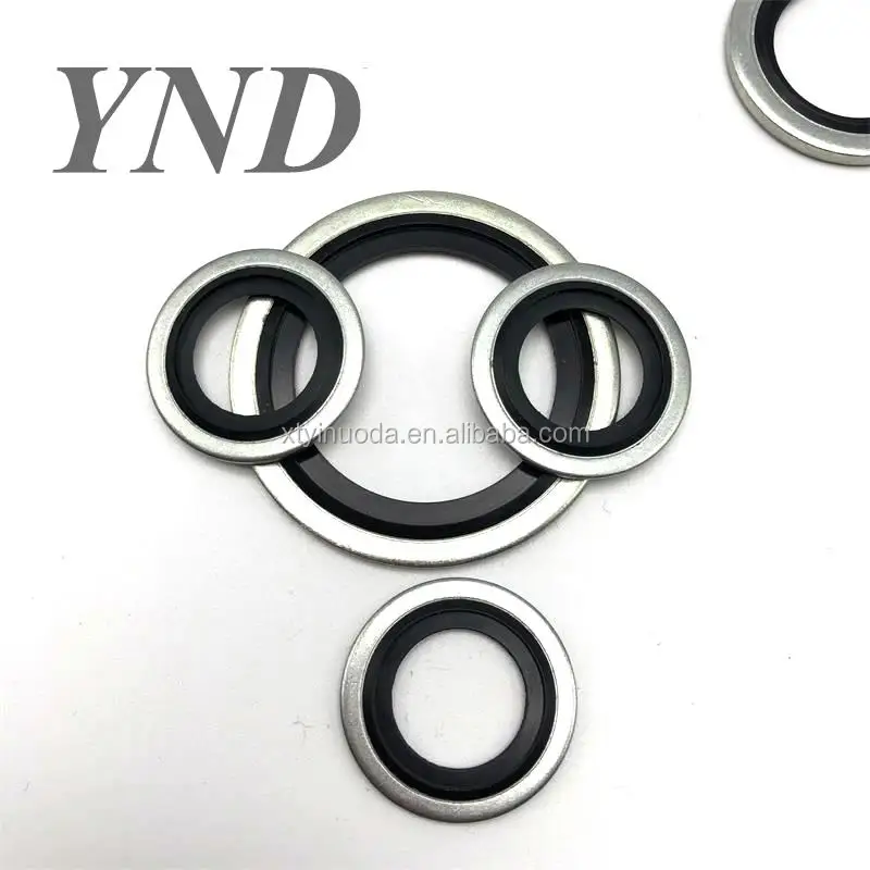 Standard Bsp Self-setting Bonded Seal Composite Gasket For Adhesive ...