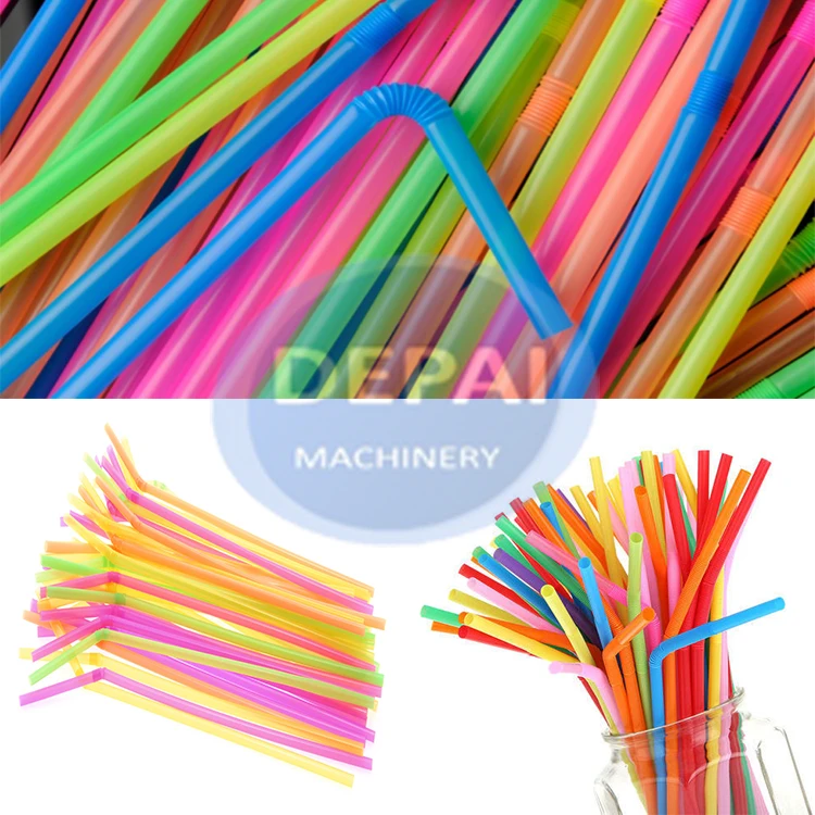 Flexible Drinking Straw Manufacturing Machine For Bendable Drinking ...