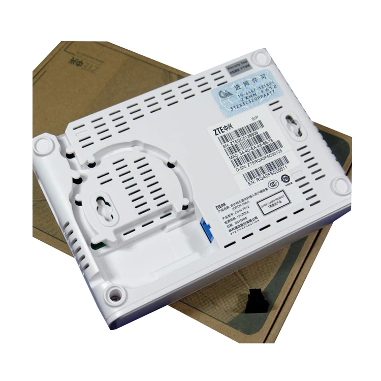 ZTE GPON ONT ONU F612 v6.0 1GE + 1FE + 1POTS Impresión de LED en inglés ...