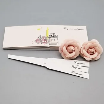 Custom Logo Printing Fragrance Smelling Strips Perfume Tester Cards ...