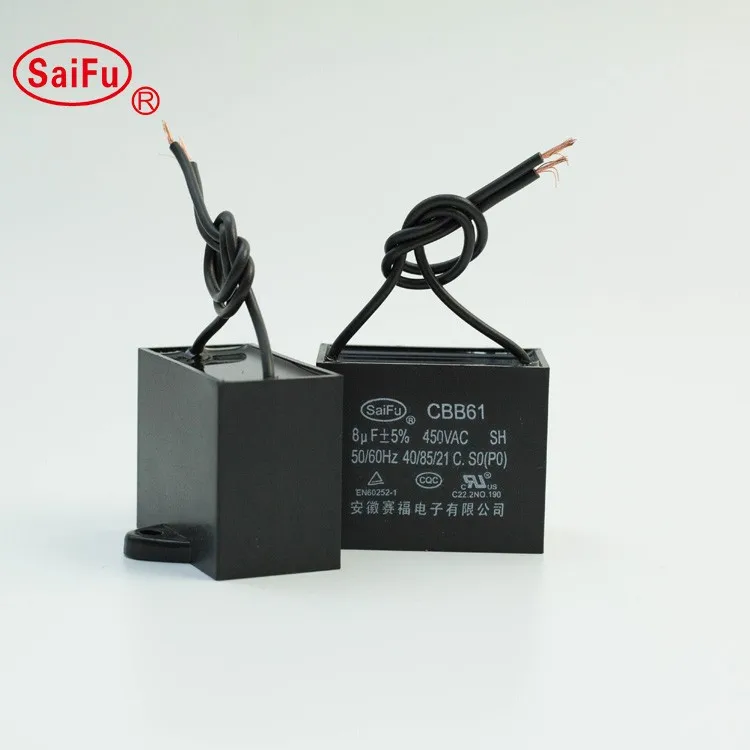 Cbb61 Capacitor E183963 Ac Film Capacitor - Buy Cbb61 Capacitor 450v ...