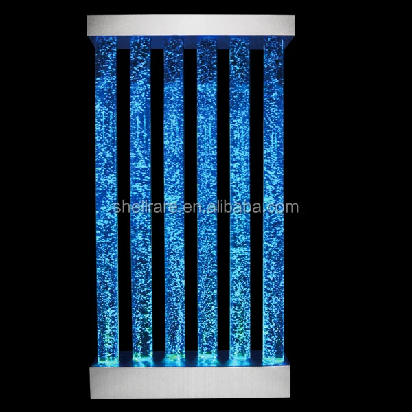 Indoor Rgb Led Water Bubble Column Wall And Water Bubble Pillar For ...