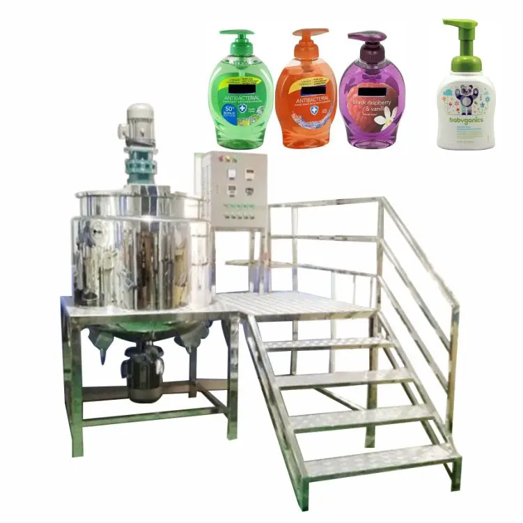 Shampoo Production Line - Buy Liquid Soap Mixing Machine In Nigeria ...