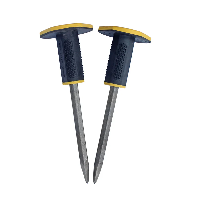 Brick Masonry Stone Chisels With Hand Guard Cold Point - Buy Stone ...