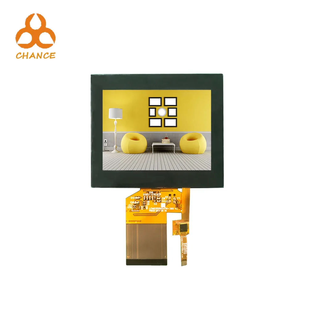 3.5 inch lcd display with CTP 320*240 SPI+RGB interface lcd touch ...
