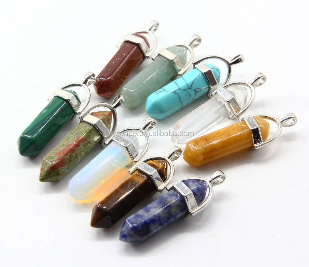 2016 Natural Stones Hexagonal Crystal Fluorite Point Reiki Chakra ...