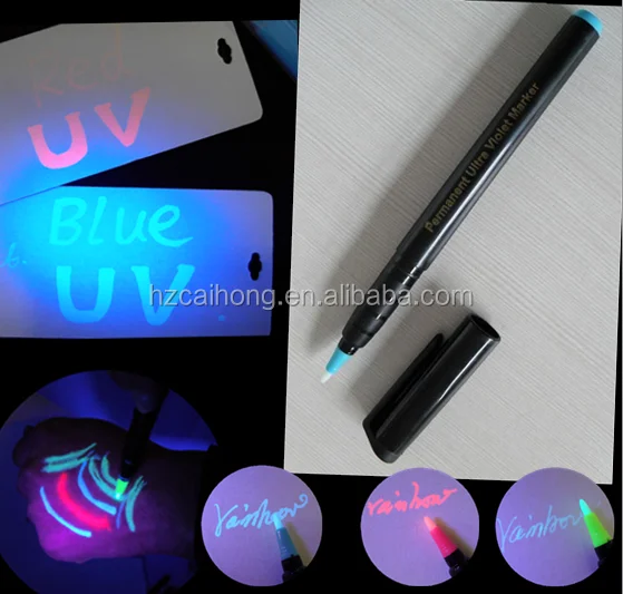 Invisible Uv Secret Message Marker Pen Ch-0813 Cap With Light - Buy ...