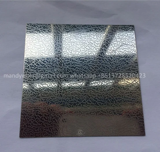 304 Bright Hammered Pattern Decorative Stainless Steel Sheet - Buy ...