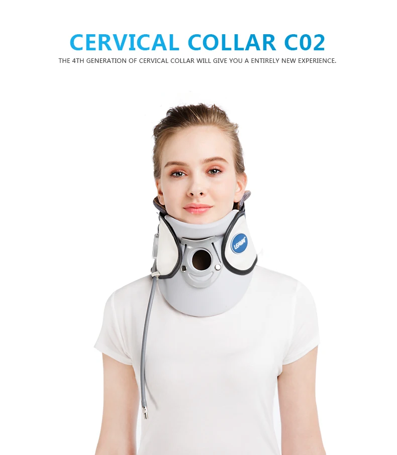 Inflatable Semi Rigid Cervical Collar With Air Pump - Buy Inflatable ...