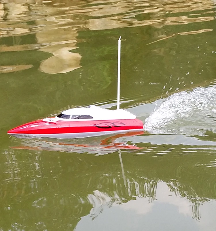 Flytec 2011-15a Mini Rc Boat 10km/h Radio Control Ship Plastic Electric ...