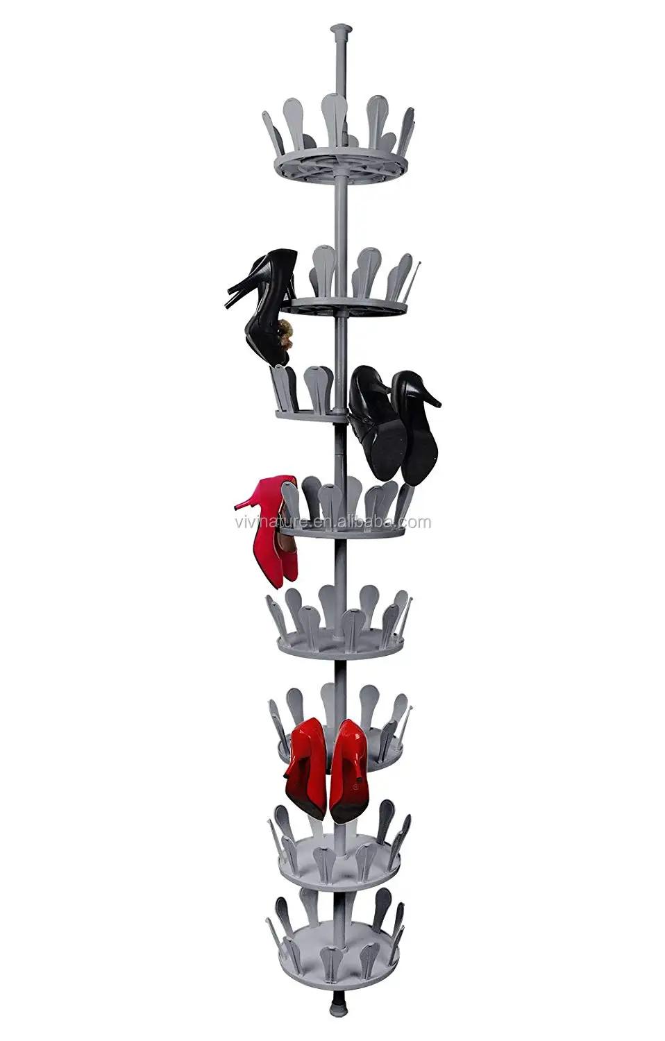 Revolving Shoe Rack Tree 8 Tier Shoe Tree Organize - Buy Revolving Shoe ...