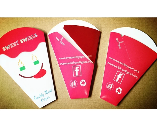 Cone Shape Paper Crepes Box,Crepes Holder - Buy Paper Crepes Box ...