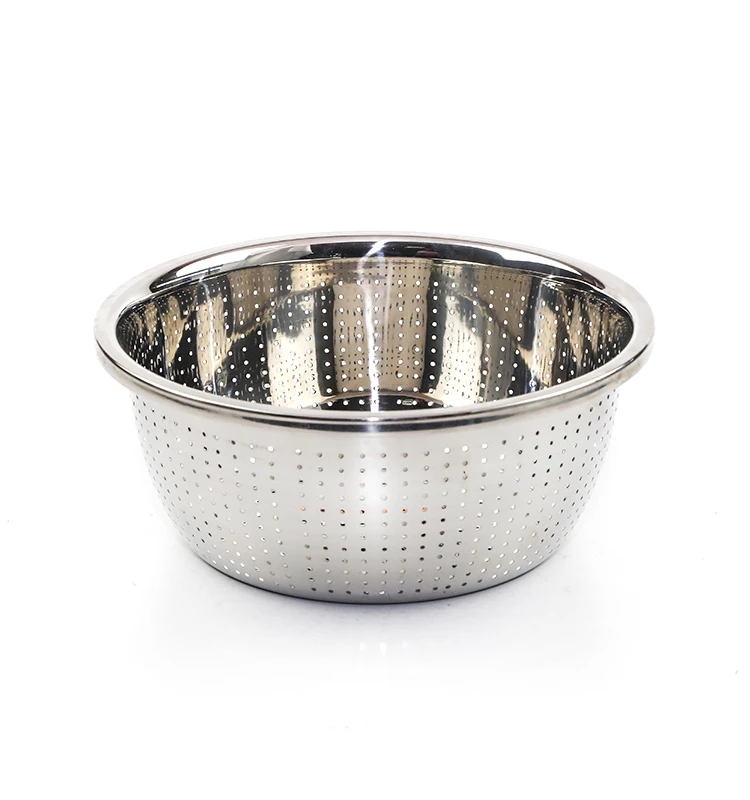 China Manufacture 16-42cm Stainless Steel Basket Strainer Bowl Basin ...