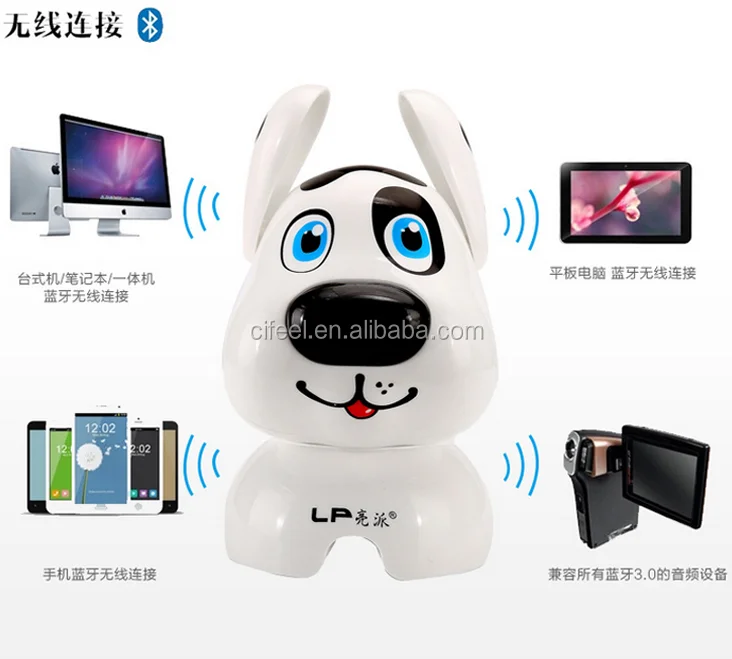 Portable Mini Animal Usb Computer Speaker,Hifi Sound Pet Dog Bluetooth ...