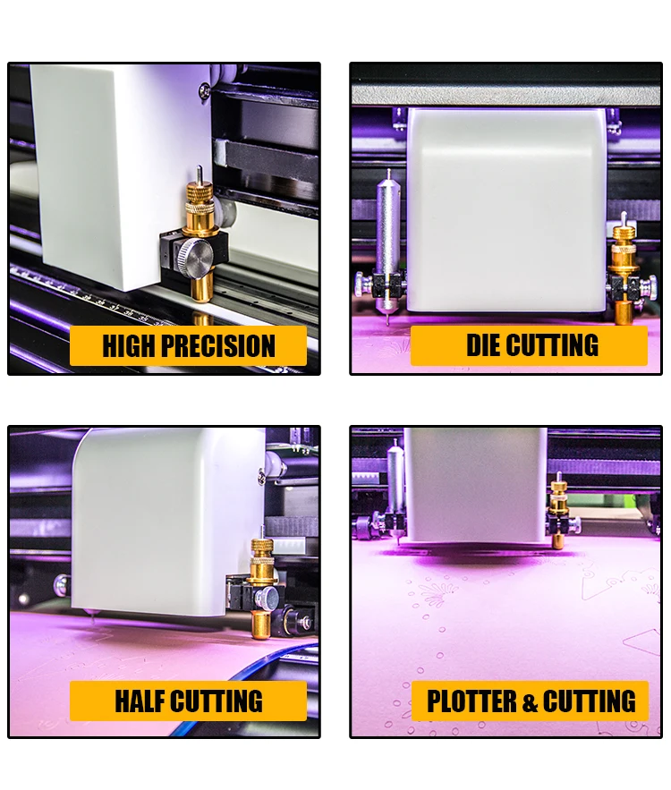 Small Sheet Fed Paper Sticker Kiss Cutting Machine - Buy High Quality ...