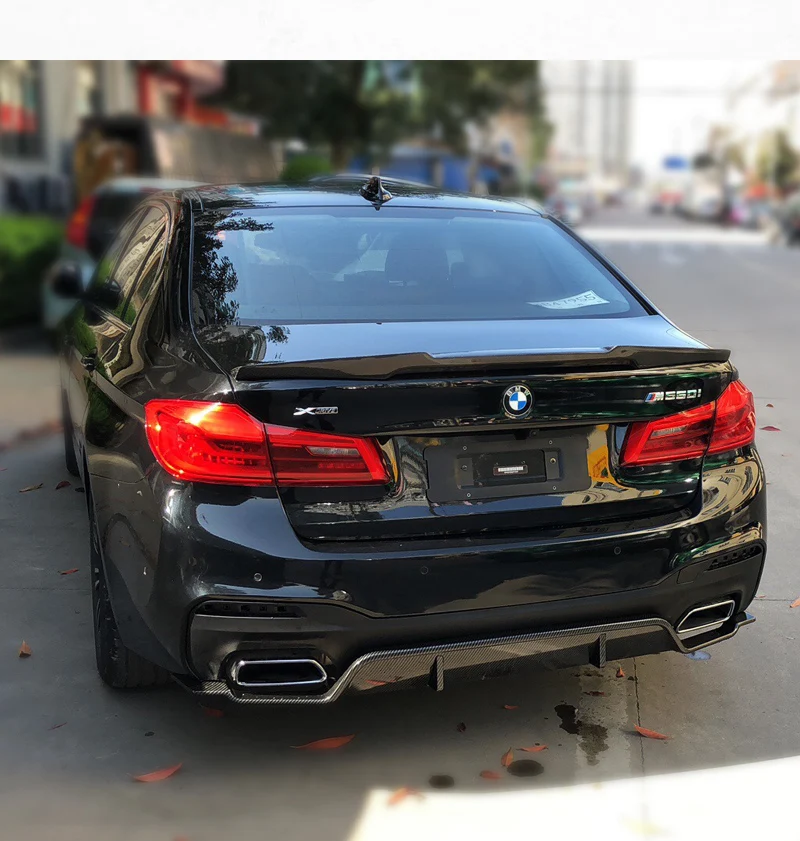 G30 Spoiler For G30 Sedan Carbon Fiber Rear Trunk Spoiler 518i 520i ...