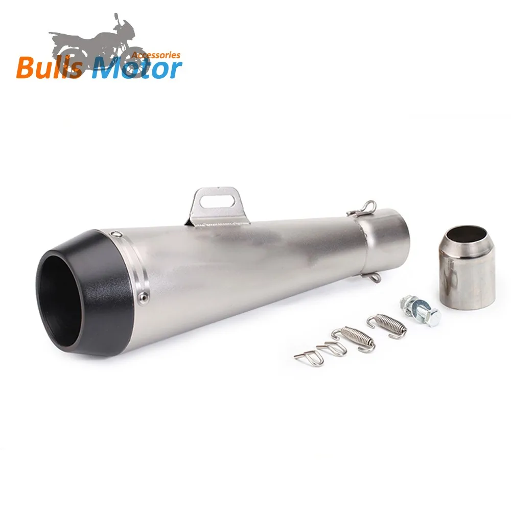Bulls Motor Universal Motorcycle Muffler Silencer Exhaust Pipe Modified ...