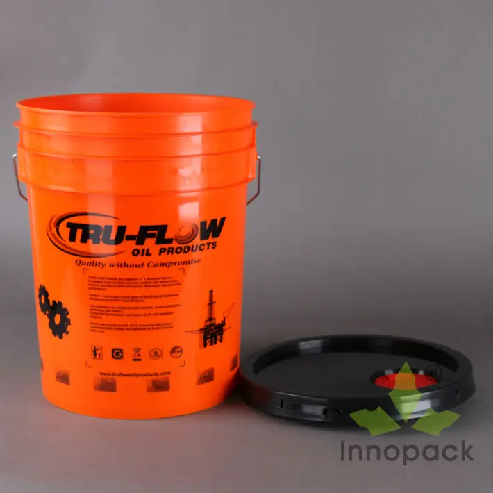 20l Plastic Oil Pails Containers - Buy Plastic Pails Containers,Plastic ...
