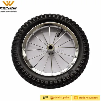12 Inch Pneumatic Chrome Stroller Spoke Wheels - Buy Stroller Spoke ...