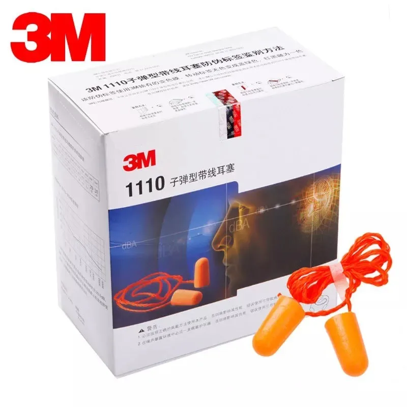3M Corded Foam Ear Plugs - Soft, Comfortable, and Effective