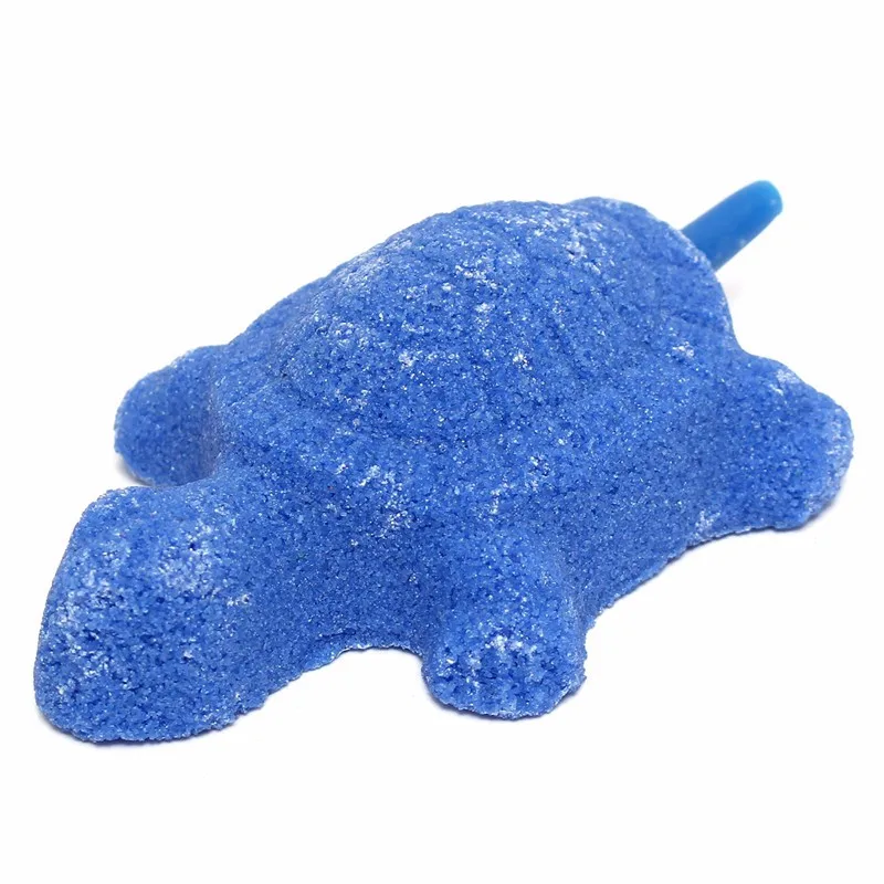 Blue Turtle Shape Bubble Release Air Stone Aerator For Aquarium Fish ...