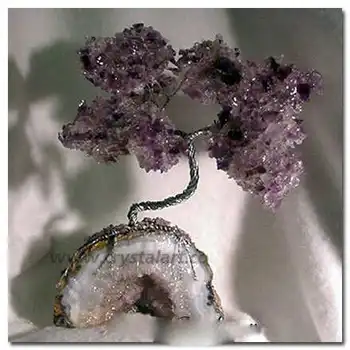Amethyst Agate Geode Gemstone Tree - Buy Amethyst Geode Tree,Decorated ...