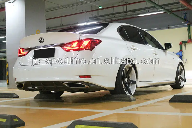12-13 Pu Rear Diffuser For Lexus Gs250 Gs350 Gs450h Car Rear Lip ...