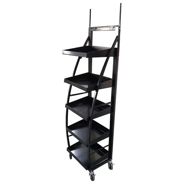 Gas Station Metal Lubricating Engine Oil Shelf Display Rack - Buy Metal ...