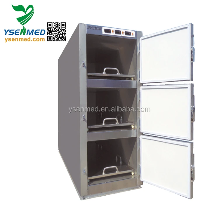 Ysstg0103 High Quality Stainless Steel 3 Bodies Morgue Refrigerator ...