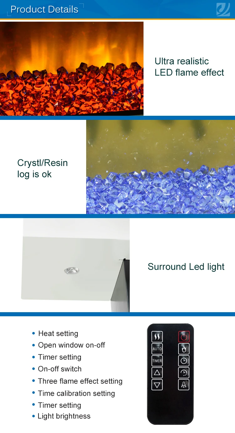 Decorative Wholesale 220v-240v Decor Flame Electric Fireplace Heater ...