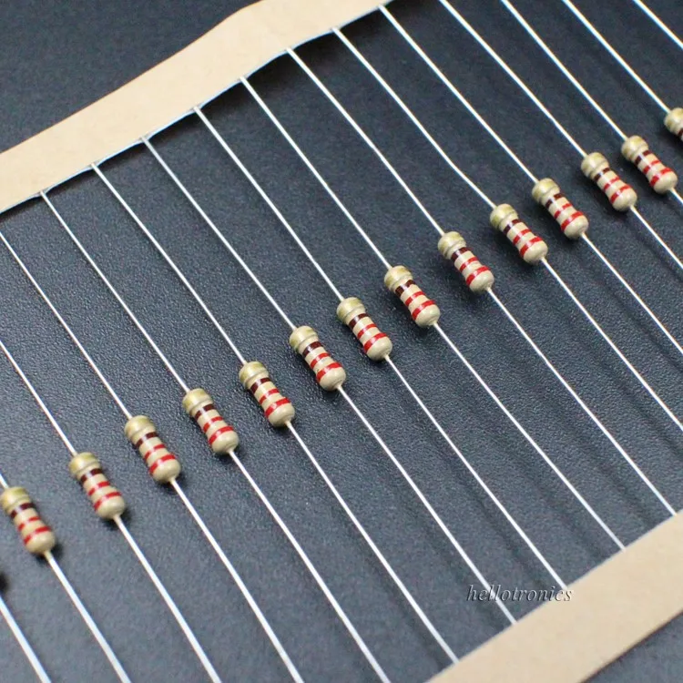 Carbon Film Resistor 220 Ohm 1/4th Watt 5% Tolerance Pth - Buy Carbon ...