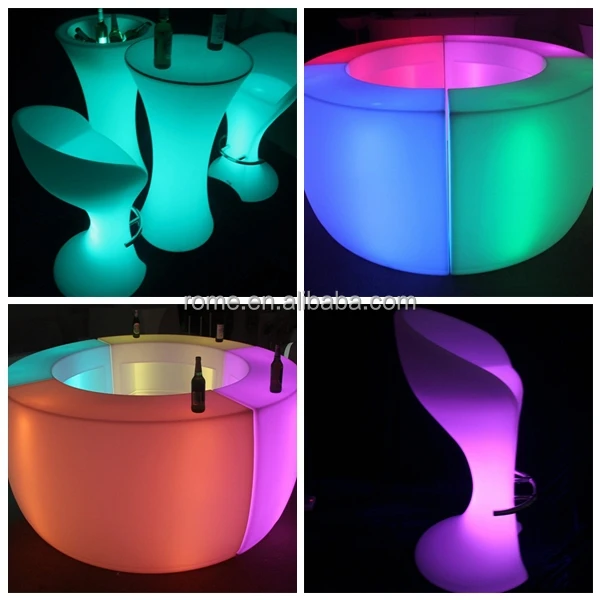 Rotomolded Plastic Glowing Led Sofa Form Led Home bar Just Like ...