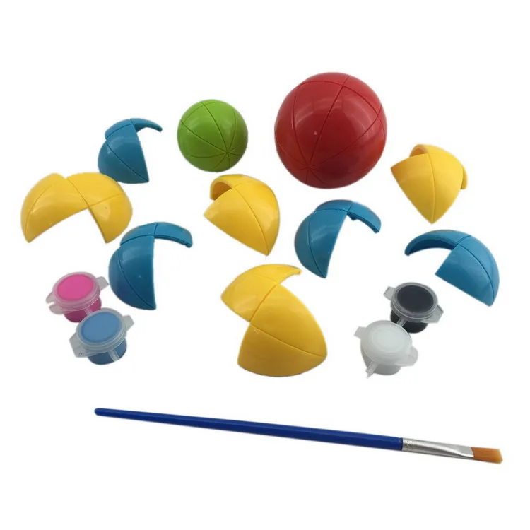 Educational Diy Drawing Wisdom Ball Game Coloful Magic Building Blocks ...