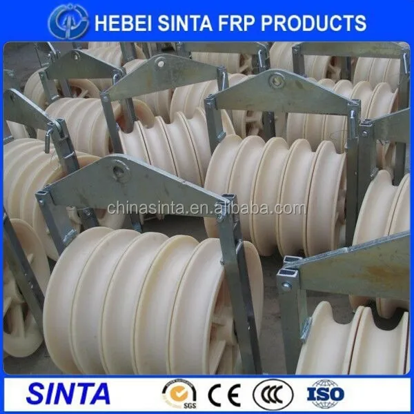Overhead Stringing of Aluminium Conductor Cable Roller