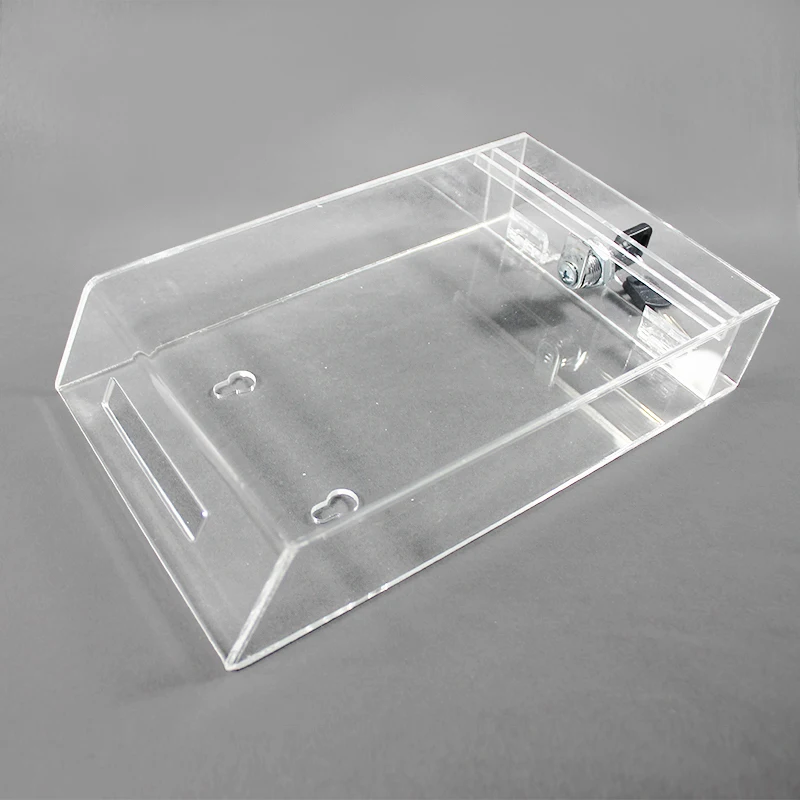 Plastic Outdoor Wall Mount Clear Transparent Acrylic Mail Letter Box ...