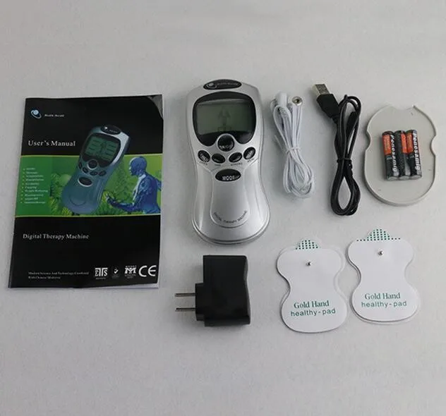 Tens/acupuncture/digital Therapy Machine Massager Electronic Pulse ...