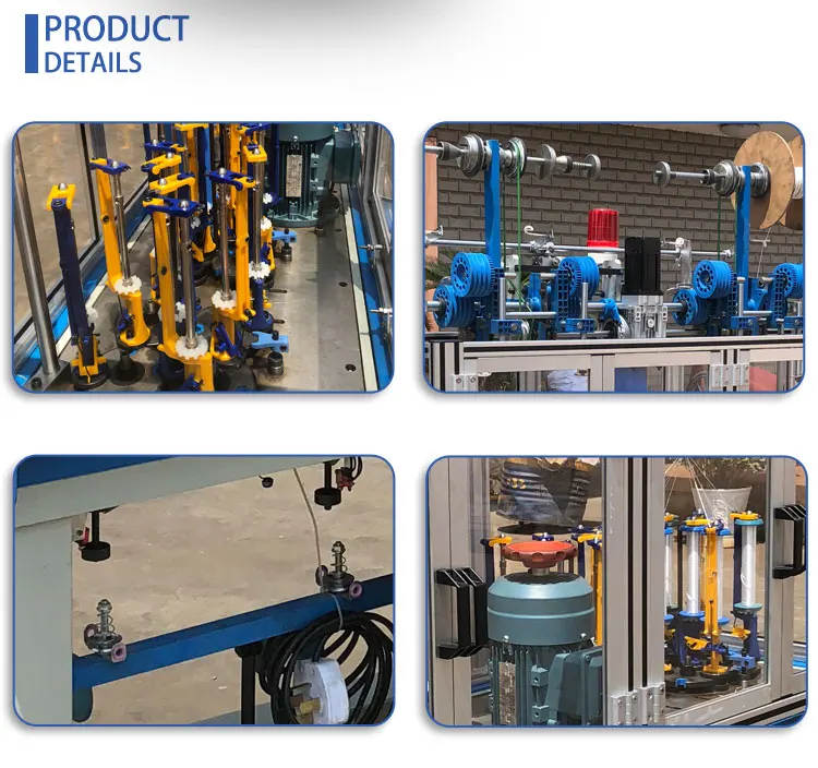 Slap-up Carriers 3-strand Polypropylene Spindle Braiding Rope Machine ...