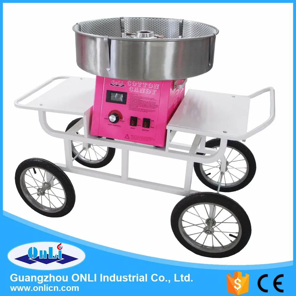 Digital Professional Candy Floss Maker Cart Cotton Candy Floss Machine ...