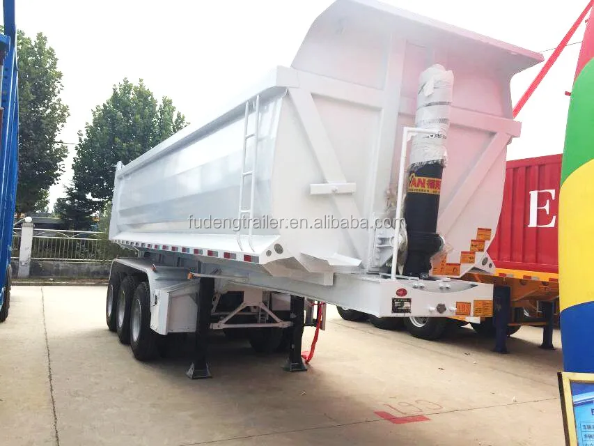 Rear Tipper U Haul Car Trailers - Dump Tipping Semi Trucks