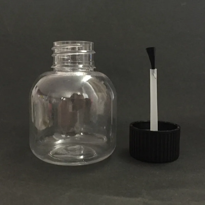 100ml Plastic Round Squat Brush Bottle,Wide Mouth Touch Up Bottle,Paint ...