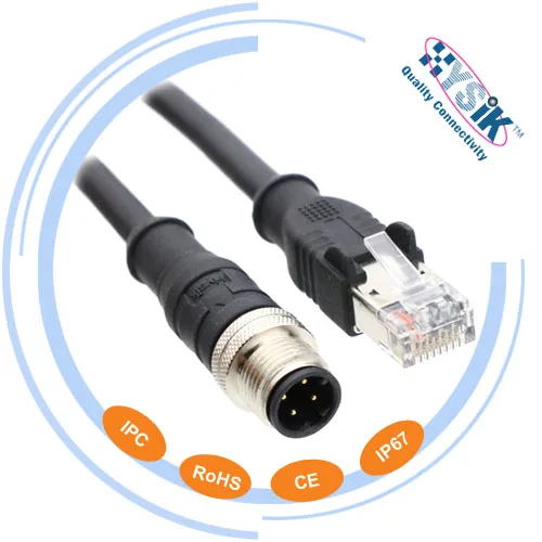 Murr Connector M12 Female D-cod To Rj45 With Shielded Pur Cable - Buy ...