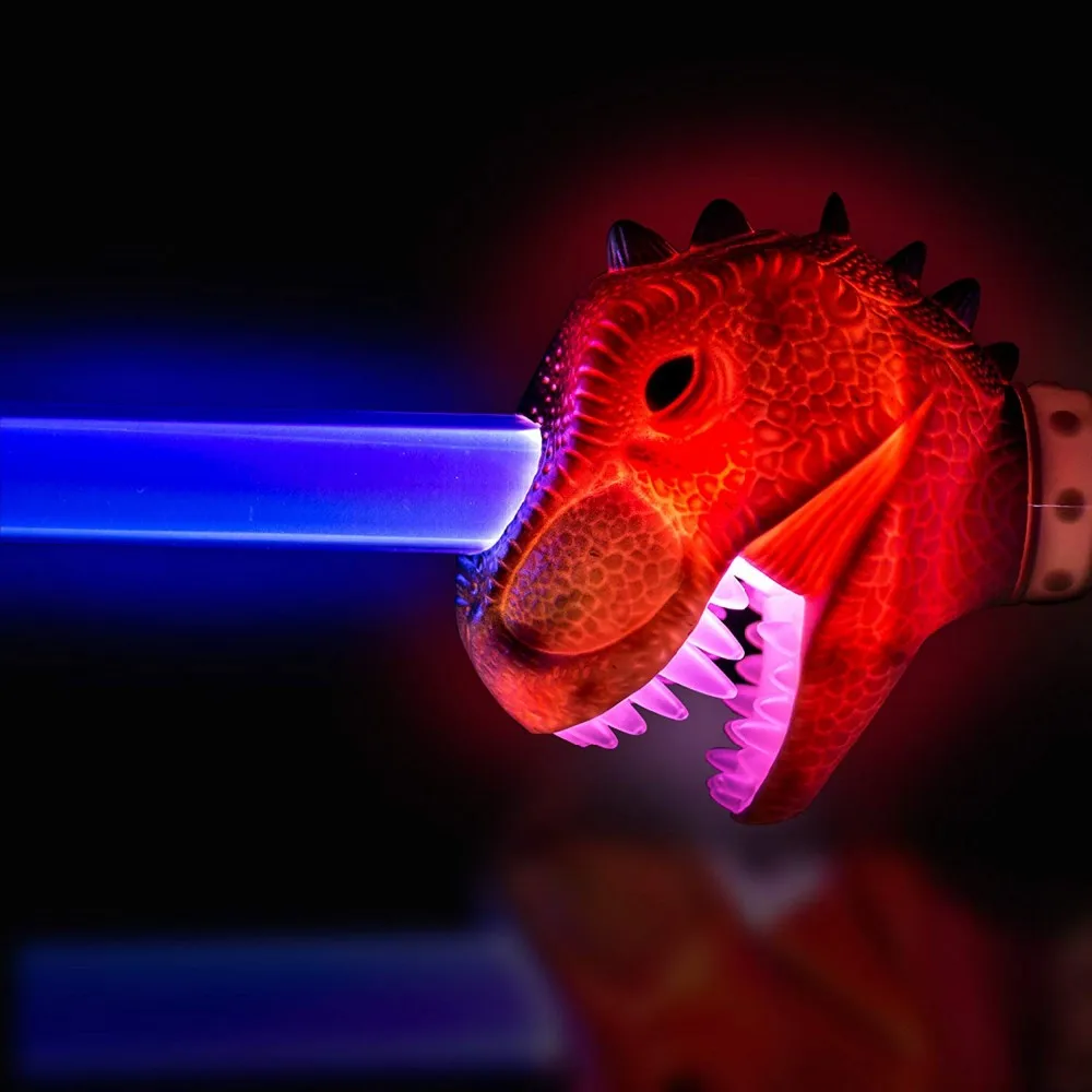 Hundred Power Led Plastic Flashing Dinosaur Sword W/ Crystal Ball Light ...