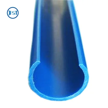 Pvc Semicircle Tube Plastic Slotted Tube - Buy Pvc Semicircle Tube ...