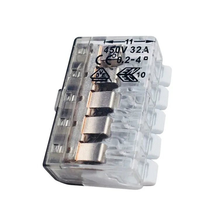 Vde Ce 5 Pole Easy Link Wire Connector With 32a 450v For Wiring To 4mm2 ...