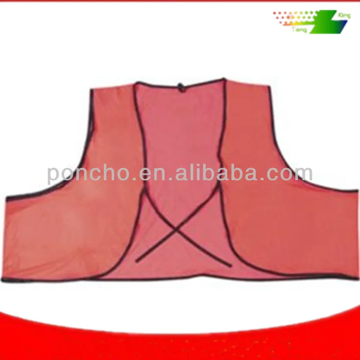 Wholesale Simple Style Orange PVC Safety Vest for Adults XL Size ...